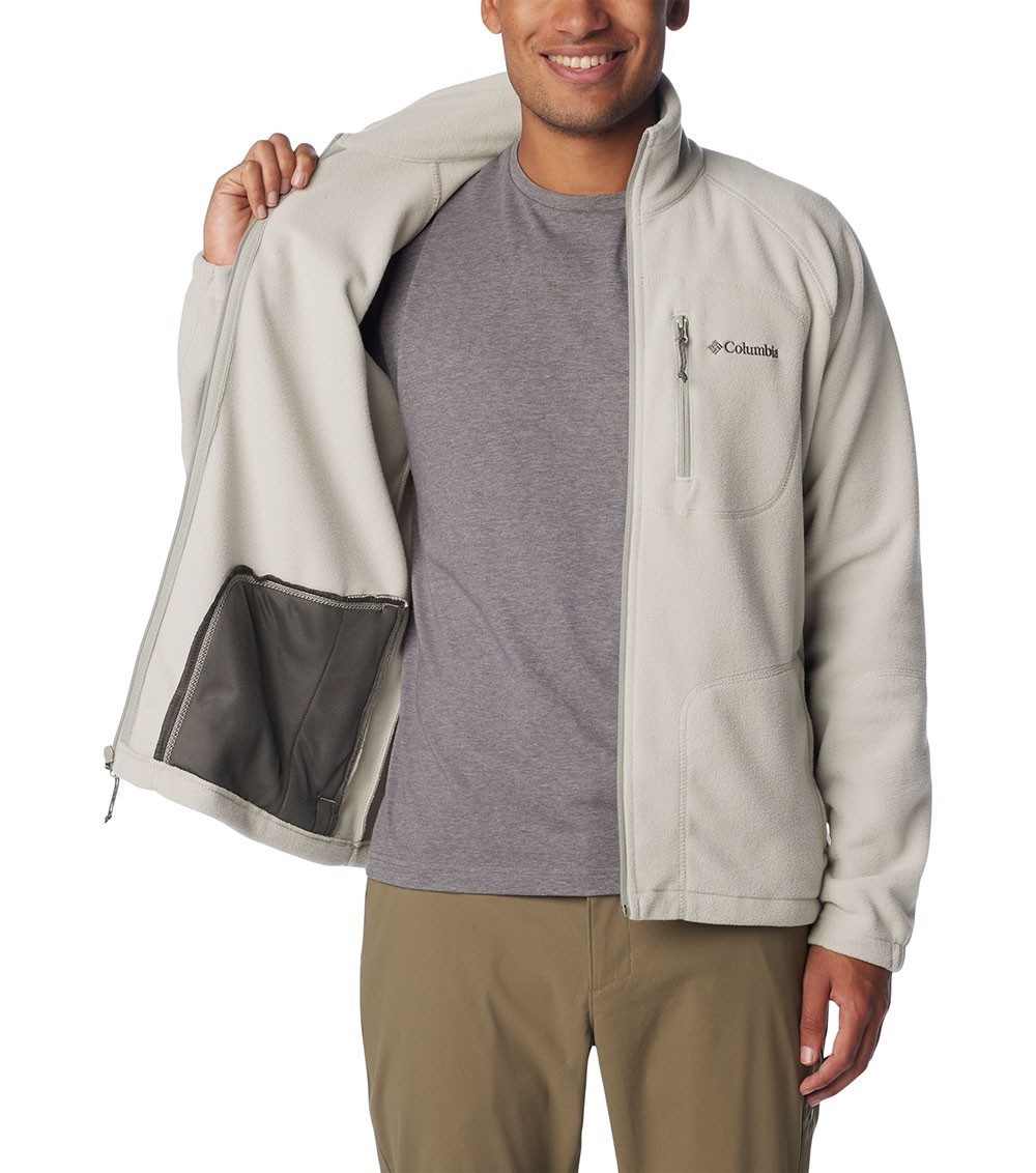 Mens Fast Trek Ii Full Zip Fleece Jacket Dark Stone | Columbia