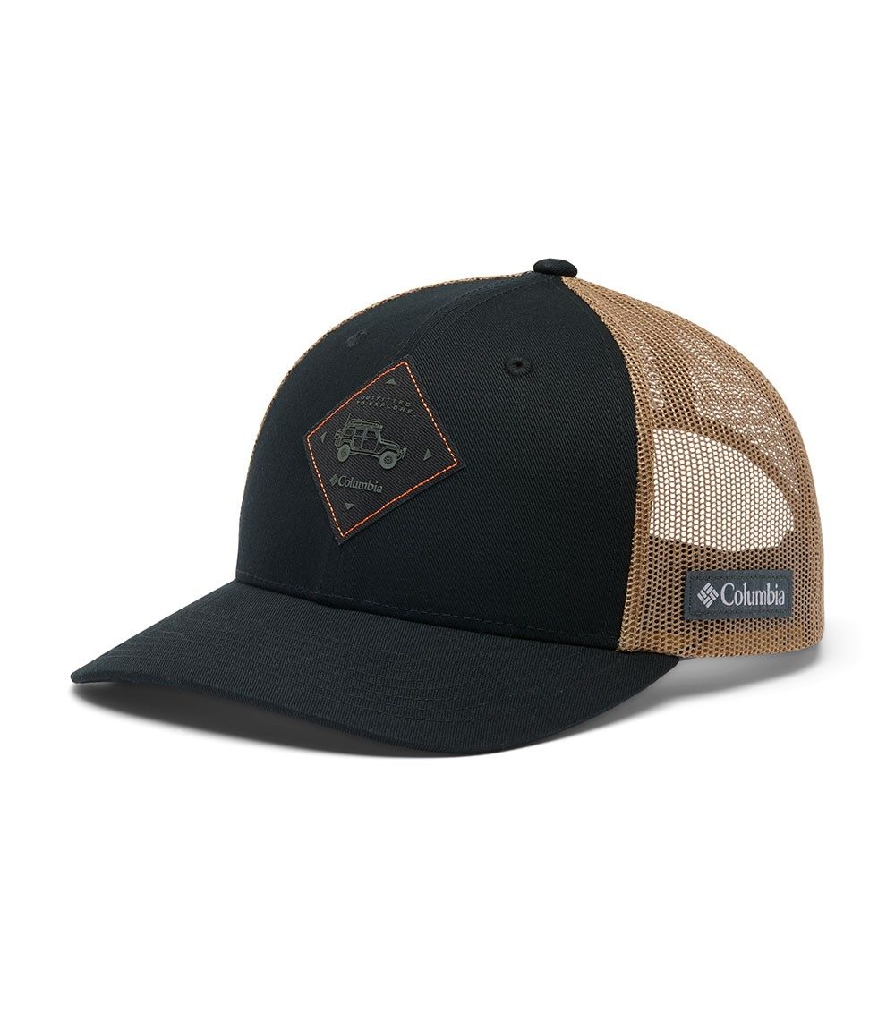 Unisex Mesh Snap Back Hat Black / Overlander | Columbia